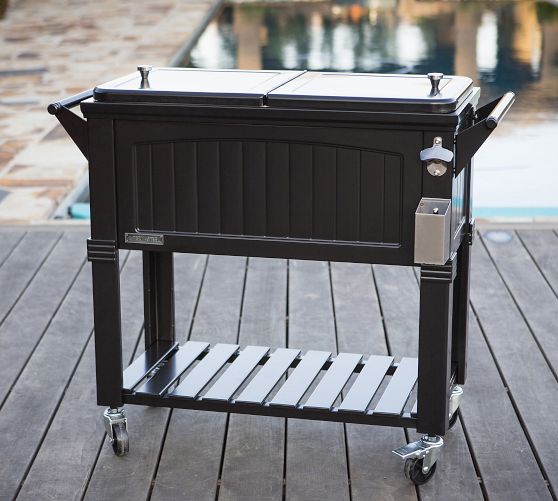 Permasteel Hyannis Stand-up Cooler with Bottle Opener | Pottery Barn