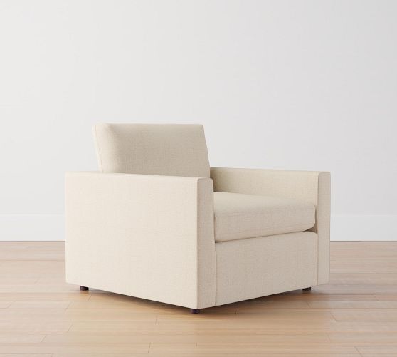 Dream Square Slim Arm Upholstered Armchair | Pottery Barn