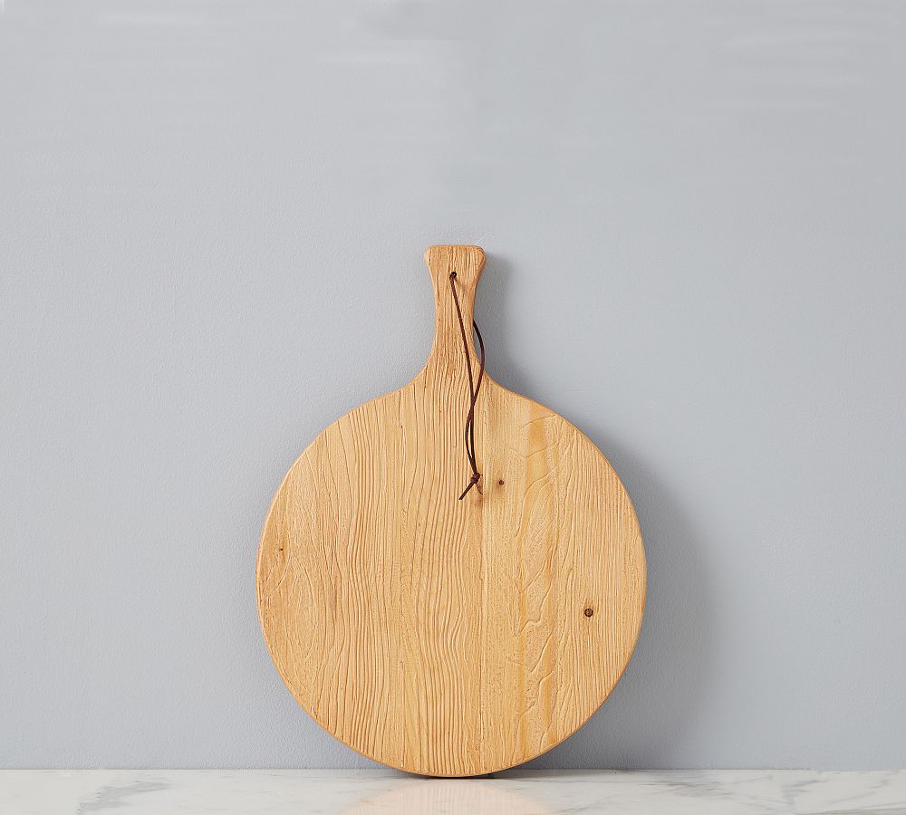 Modern Wood Round Cheese Board | Pottery Barn