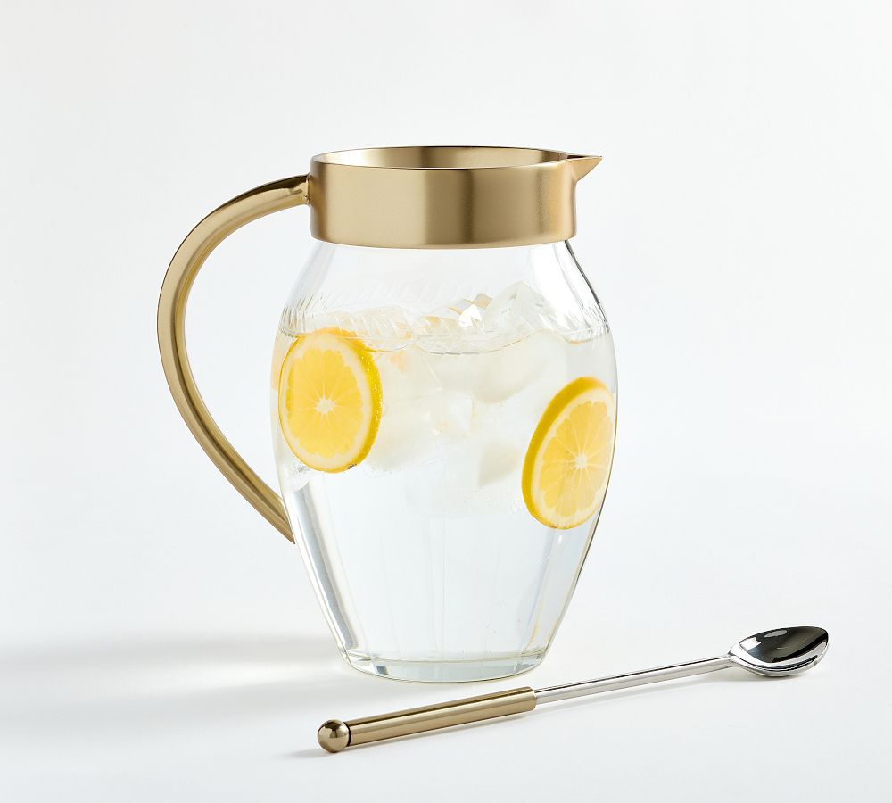 Zelda Etched Pitcher | Pottery Barn