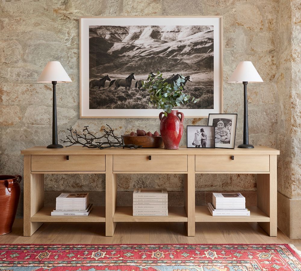 Modern Farmhouse Rectangular Console Table | Pottery Barn