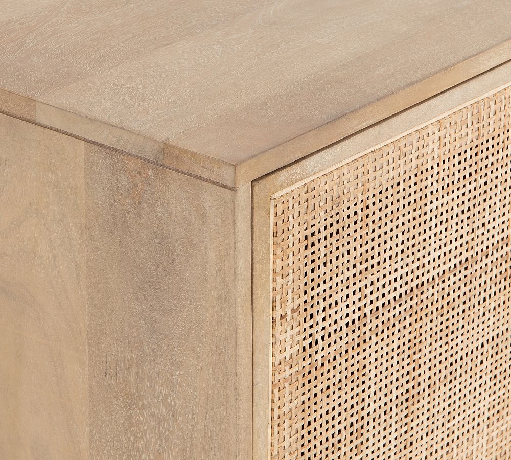Dolores Cane Cabinet | Pottery Barn