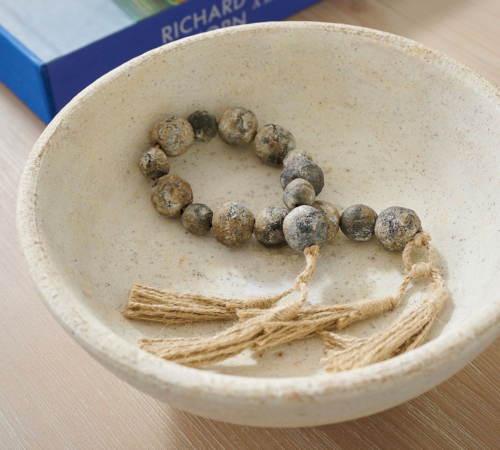 Artisan Handcrafted Terracotta Beaded Rope | Pottery Barn