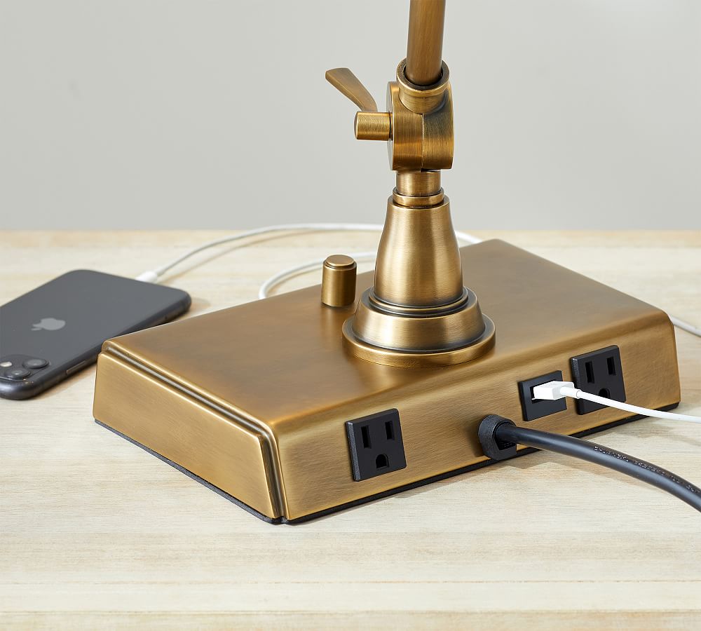 Architect's Adjustable USB Task Table Lamp | Pottery Barn