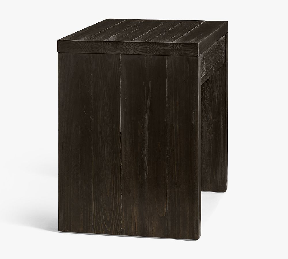 Pismo Reclaimed Wood Rectangular Side Table | Pottery Barn