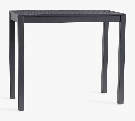 Indio Metal Rectangular Outdoor Bar Height Table | Pottery Barn