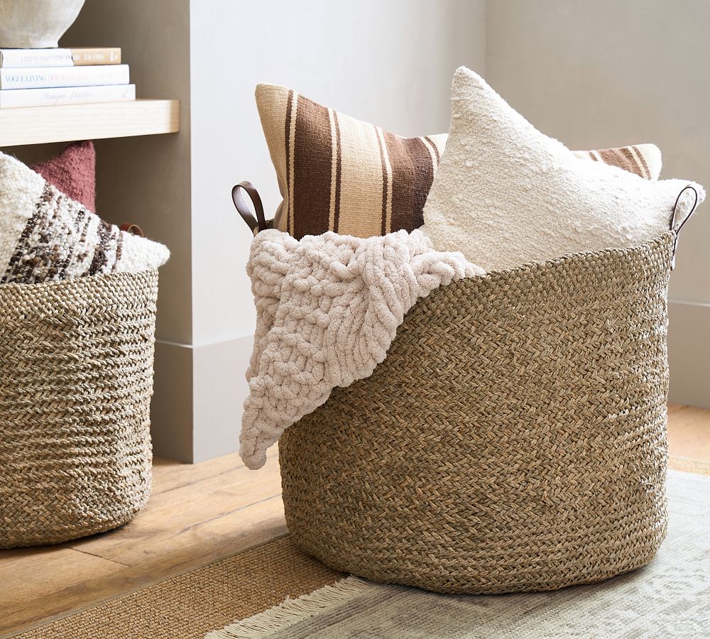 Dune Handwoven Tote Baskets | Pottery Barn
