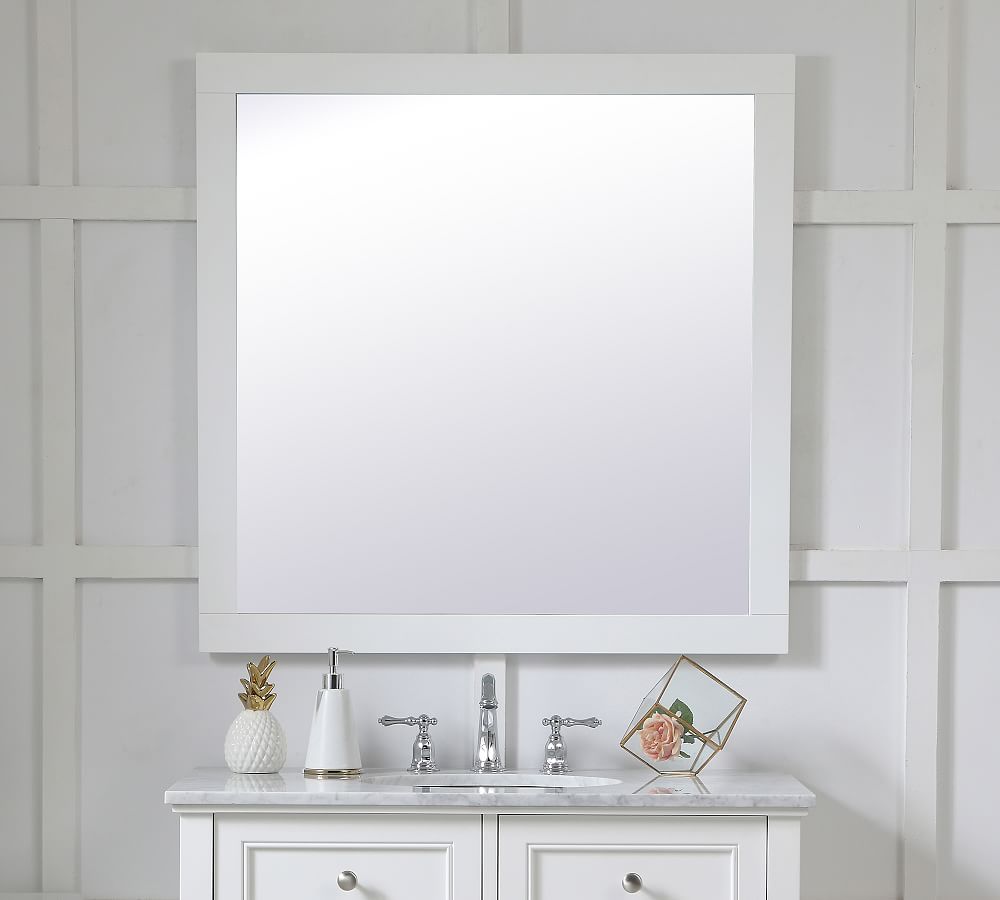 Russo Square Vanity Mirror | Pottery Barn