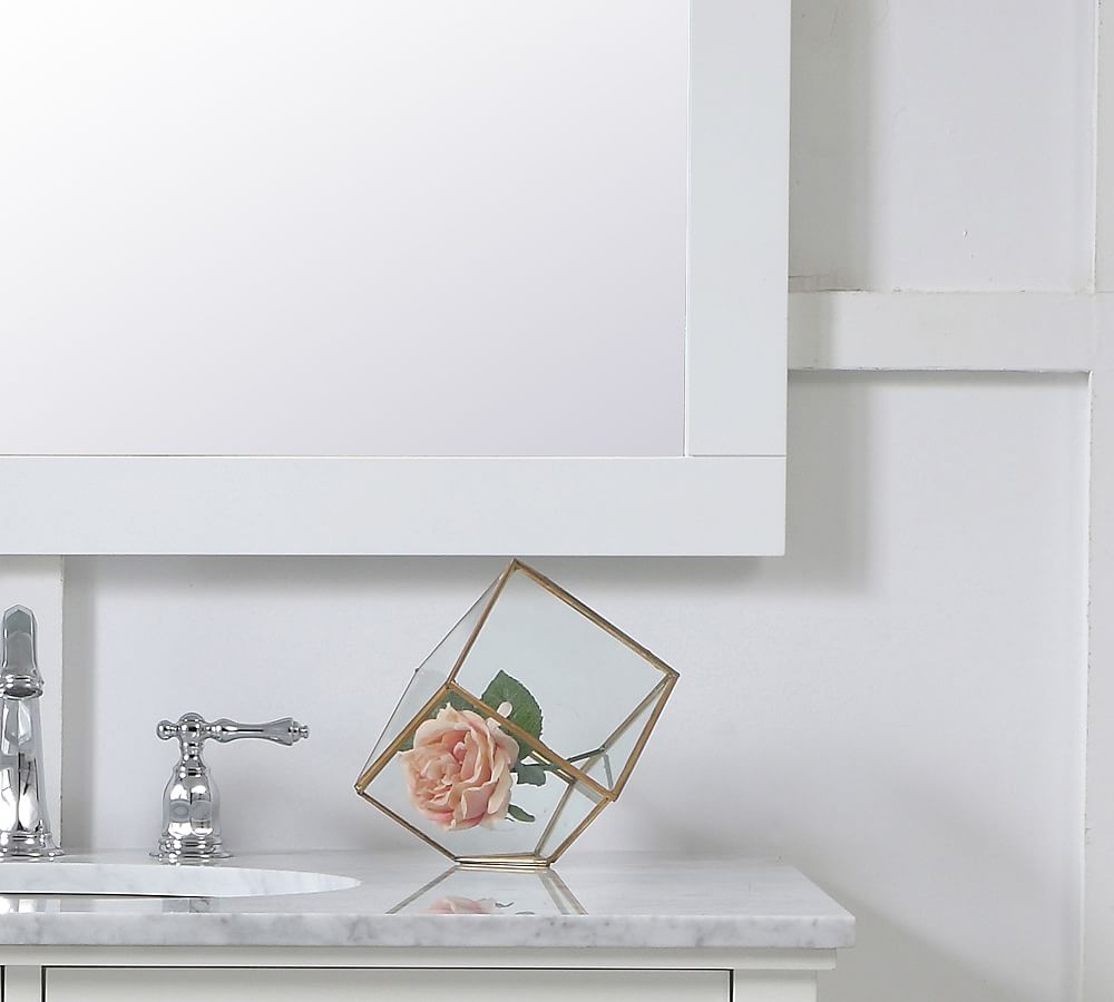 Russo Square Vanity Mirror | Pottery Barn