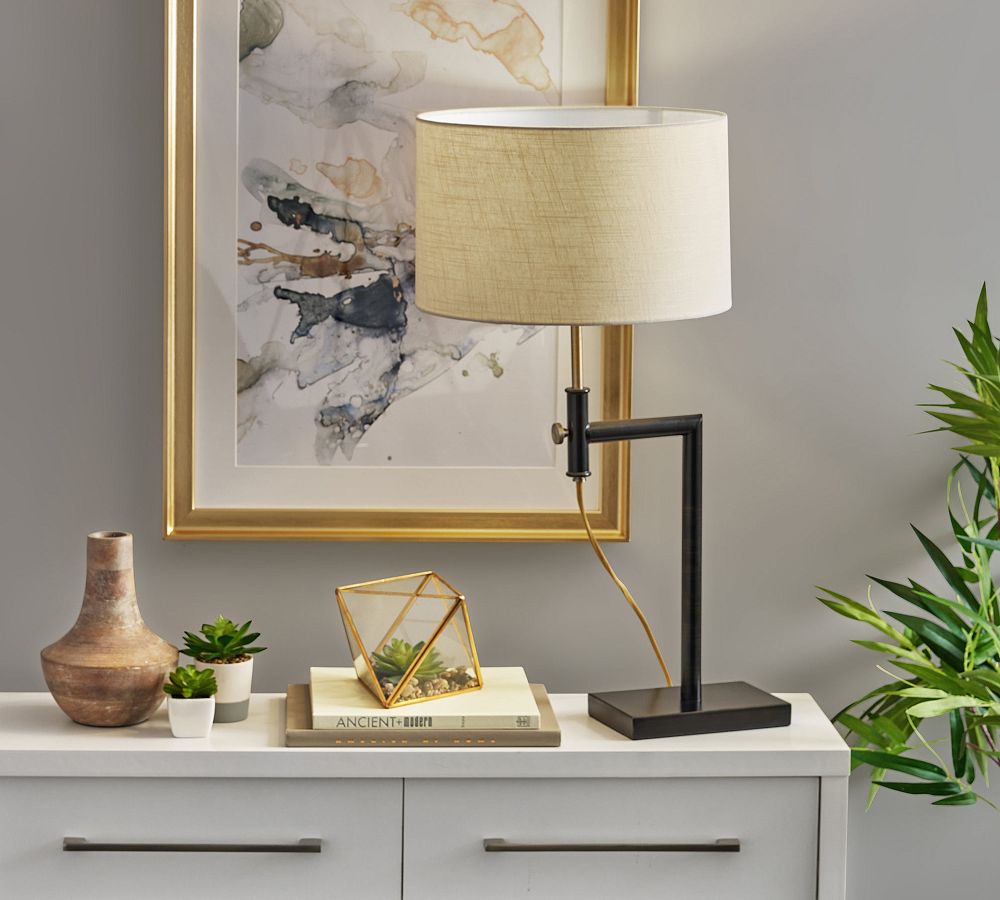 Weldon Metal Adjustable Table Lamp | Pottery Barn