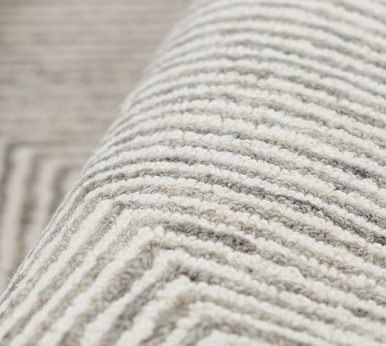 Iweala Handcrafted Chevron Rug | Pottery Barn