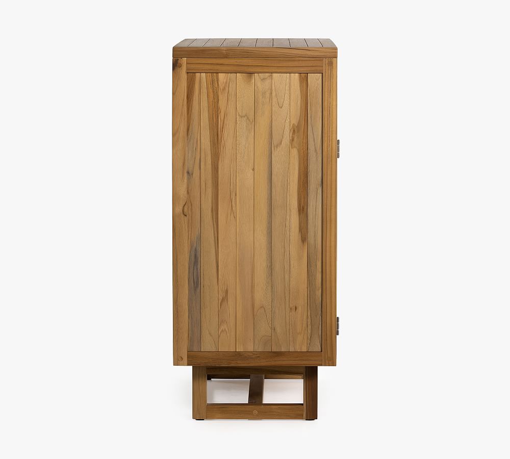 Dolores 36" FSC® Teak Storage Cabinet | Pottery Barn
