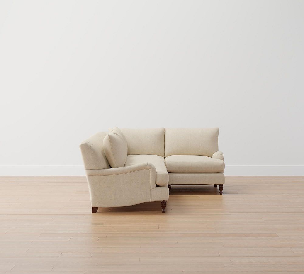 Carlisle English Arm Upholstered 3-Piece Sectional | Pottery Barn