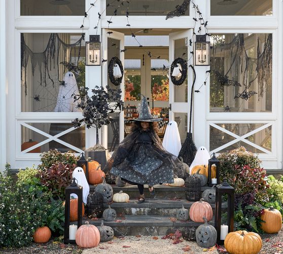 Lit Hanging Bat Flock | Pottery Barn