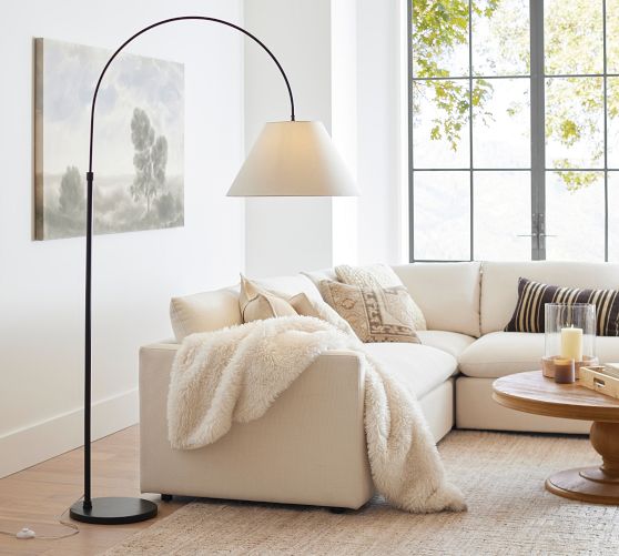 Sinclair Metal Arc Sectional Floor Lamp | Pottery Barn