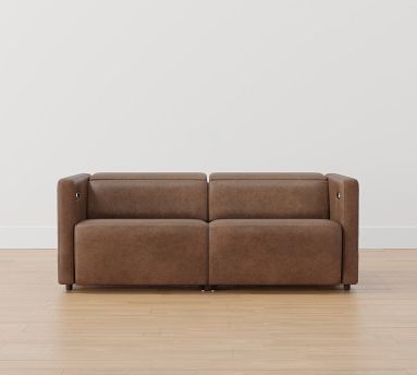Tucker Leather Power Reclining Sofa | Pottery Barn