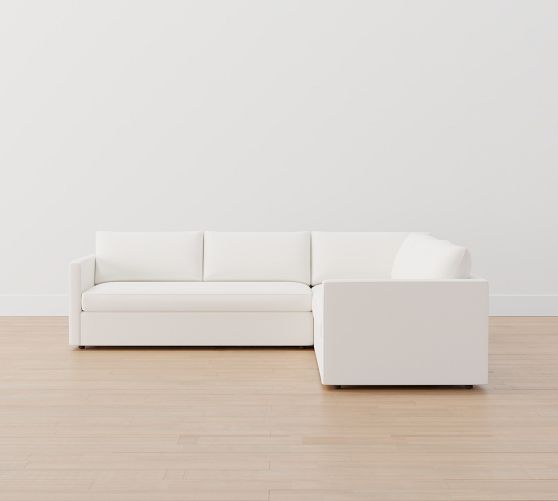 Union Upholstered 3-Piece L-Sectional | Pottery Barn