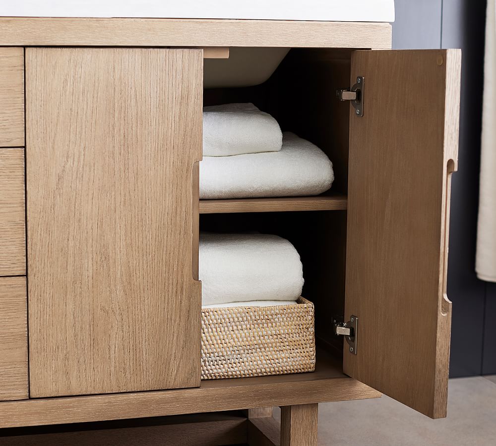 Portola 65" Double Sink Vanity | Pottery Barn