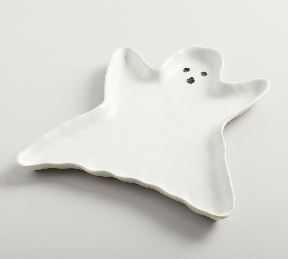 Figural Ghost Stoneware Serving Platter | Pottery Barn
