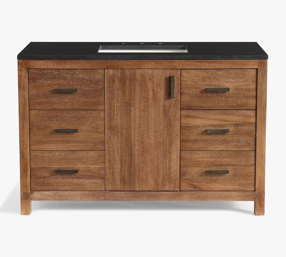 Reed 50" Reclaimed Wood Single Wide Sink Vanity | Pottery Barn