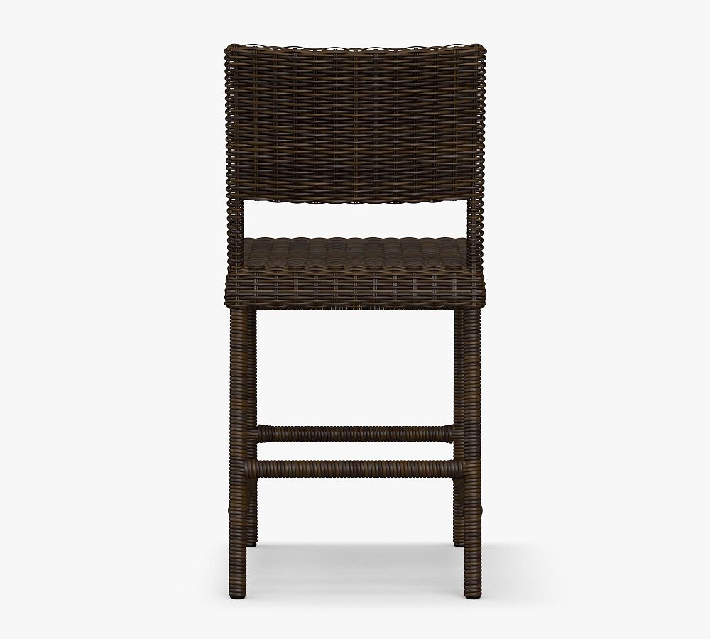 Torrey Wicker Counter Stool | Pottery Barn