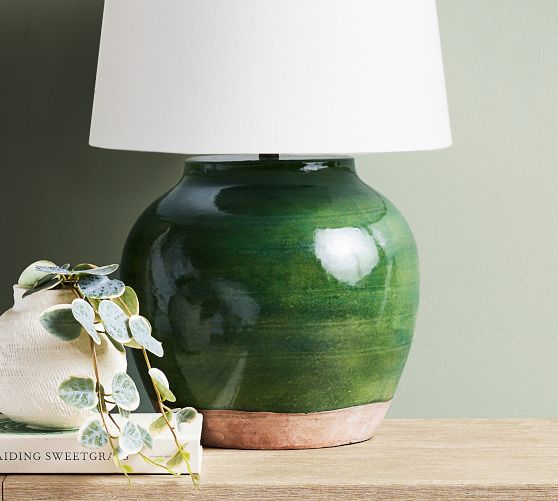 Miller Ceramic Bedside Lamp | Pottery Barn