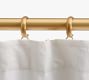 Quiet-Glide C-Loop Curtain Rings | Pottery Barn
