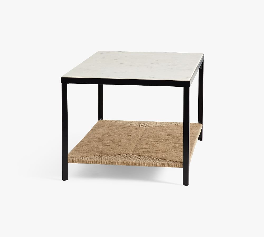 Theo Rectangular Marble Coffee Table | Pottery Barn