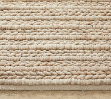 Chunky Braided Sweater Wool/Jute Rug | Pottery Barn