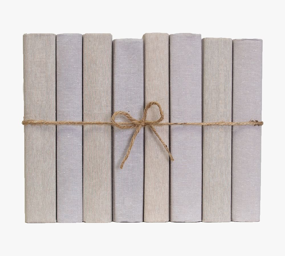 Linen Wrapped ColorPak Books | Pottery Barn