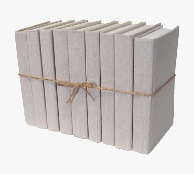 Linen Wrapped ColorPak Books | Pottery Barn