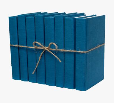 Linen Wrapped ColorPak Books | Pottery Barn