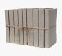 Linen Wrapped ColorPak Books | Pottery Barn