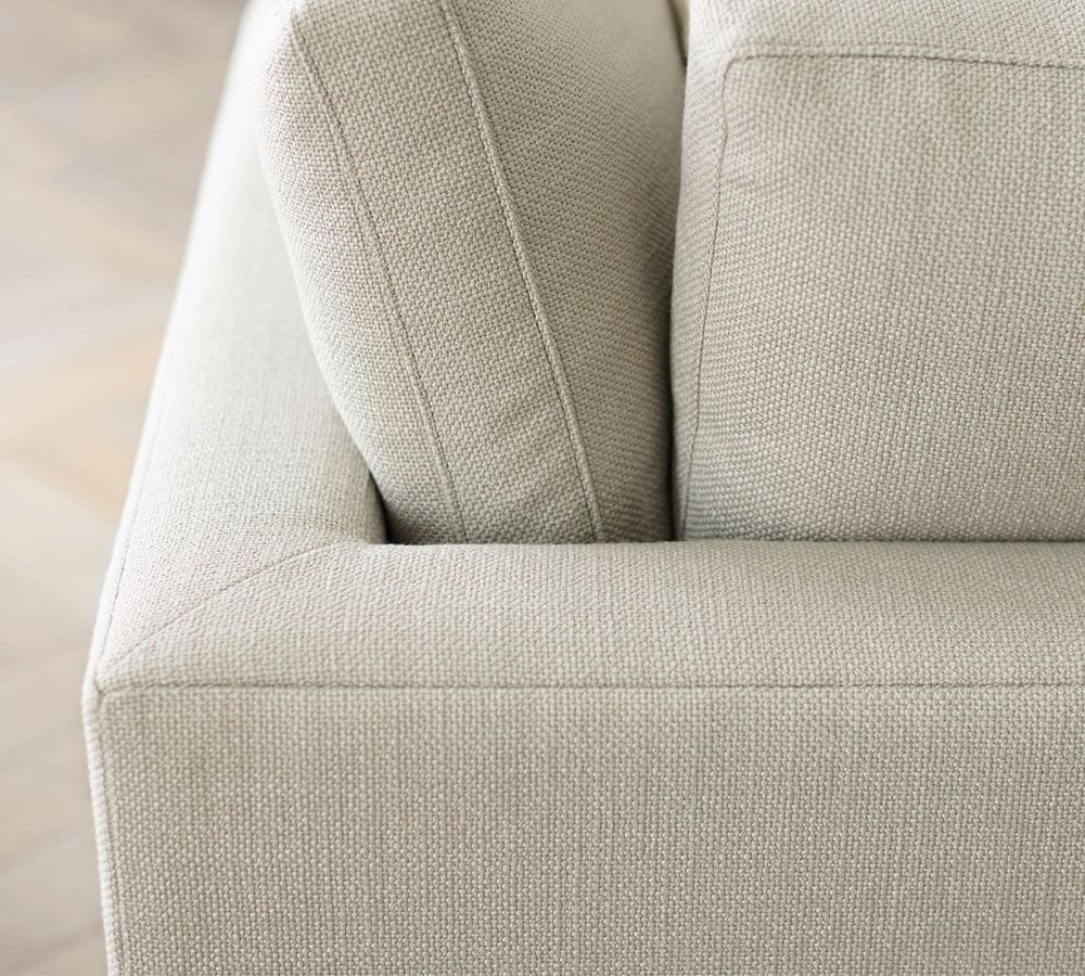 Modular Square Arm Upholstered 5-Piece Chaise Sectional | Pottery Barn