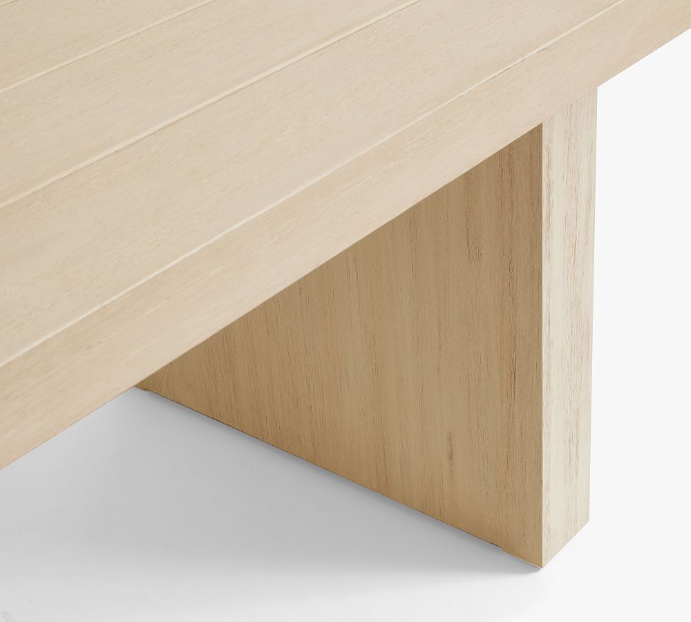 Mirada Slab Outdoor Dining Table | Pottery Barn