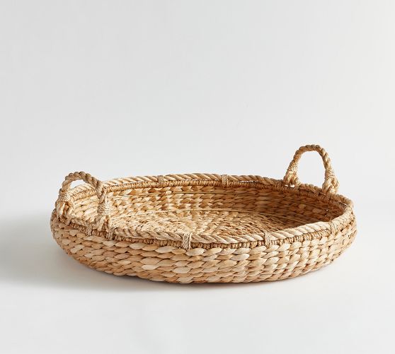 Handwoven Twisted Seagrass Tray | Pottery Barn