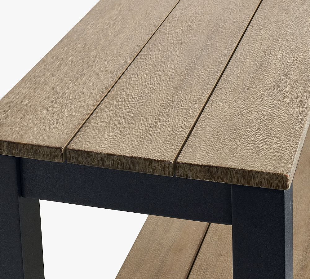 Indio FSC® Mahogany & Metal Outdoor Console Table | Pottery Barn