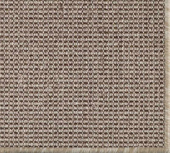 Custom Boucle Serged Sisal Rug | Pottery Barn
