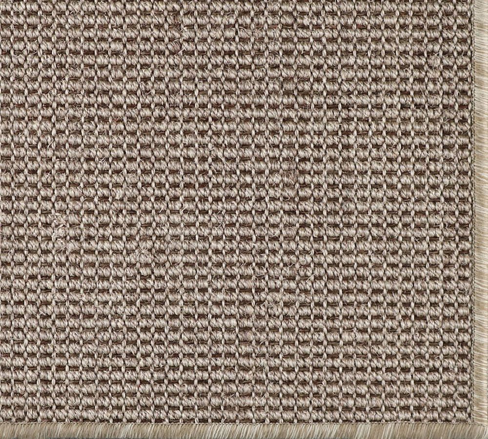 Custom Boucle Serged Sisal Rug | Pottery Barn