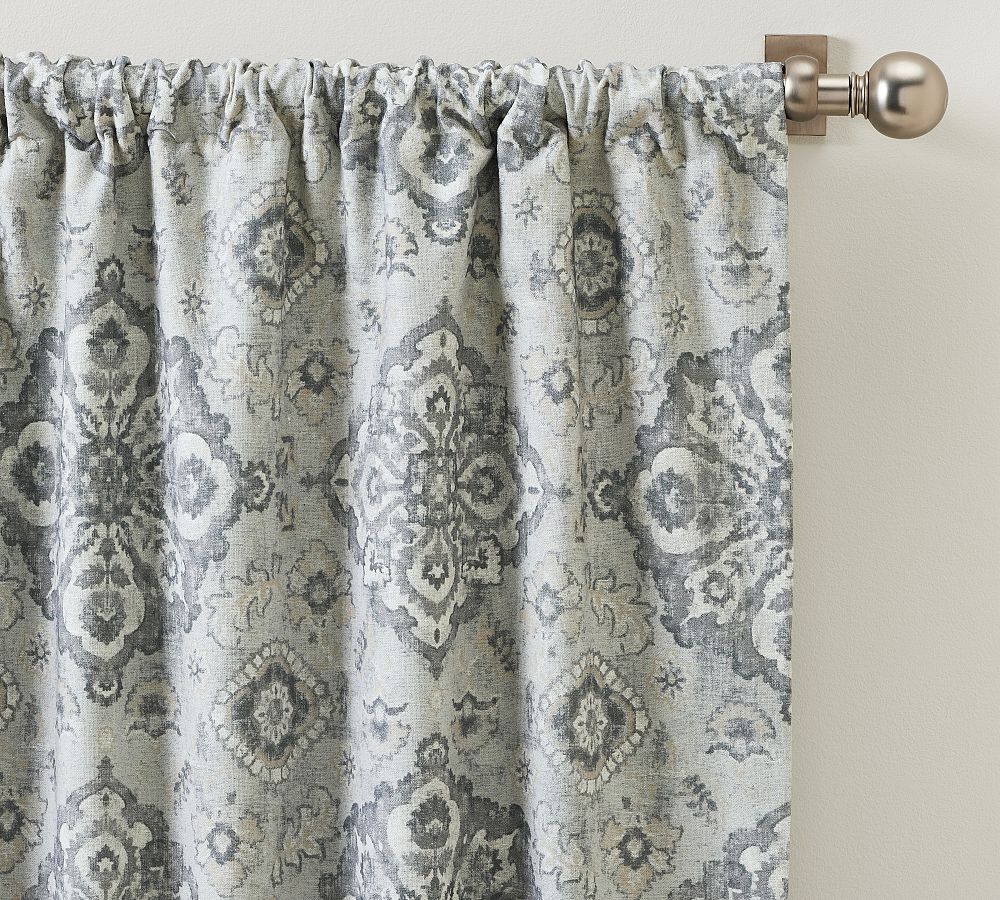 Open Box: Giovanna Medallion Blackout Curtain | Pottery Barn