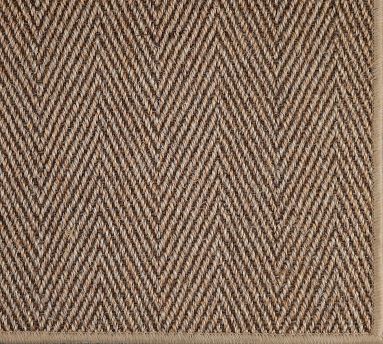Custom Chevron Weave Sisal Rug | Pottery Barn