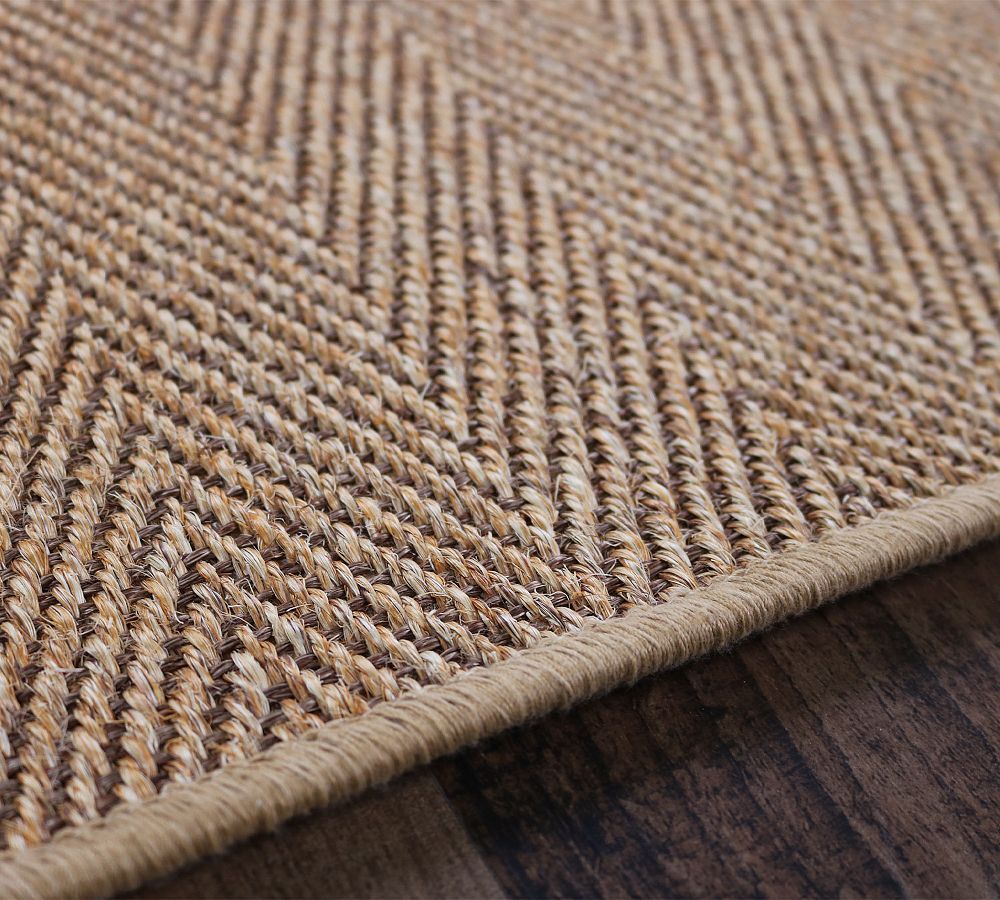 Custom Chevron Weave Sisal Rug | Pottery Barn