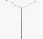 Bistro Wall Mounted String Lights Posts | Pottery Barn
