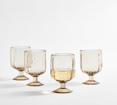 Hammered Café Short Goblets | Pottery Barn