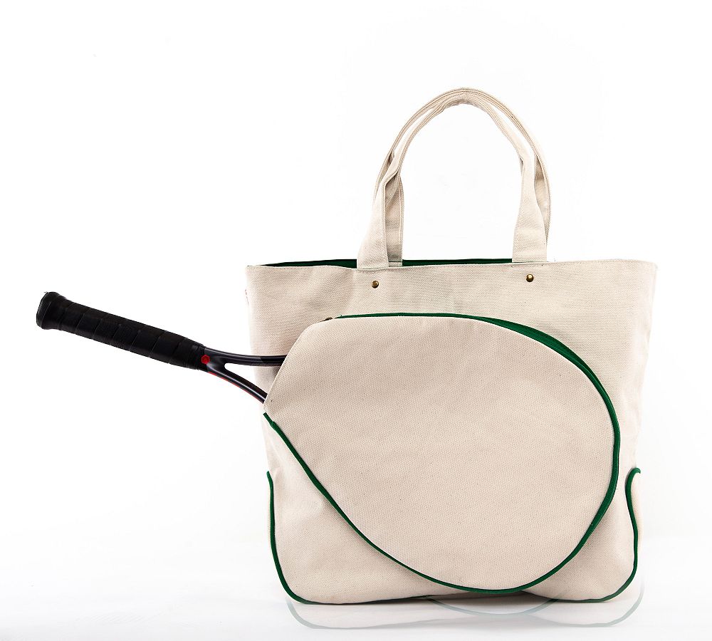 Two-Tone Canvas Tennis Tote | Pottery Barn