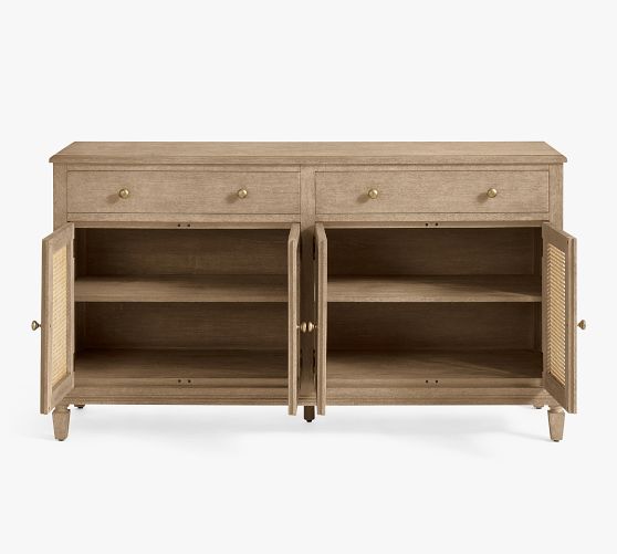 Sausalito Cane Buffet | Pottery Barn