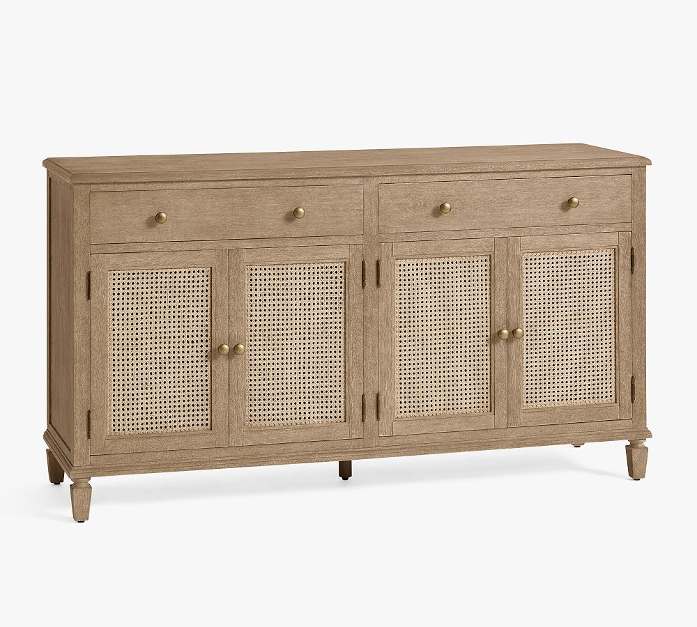 Sausalito Cane Buffet | Pottery Barn