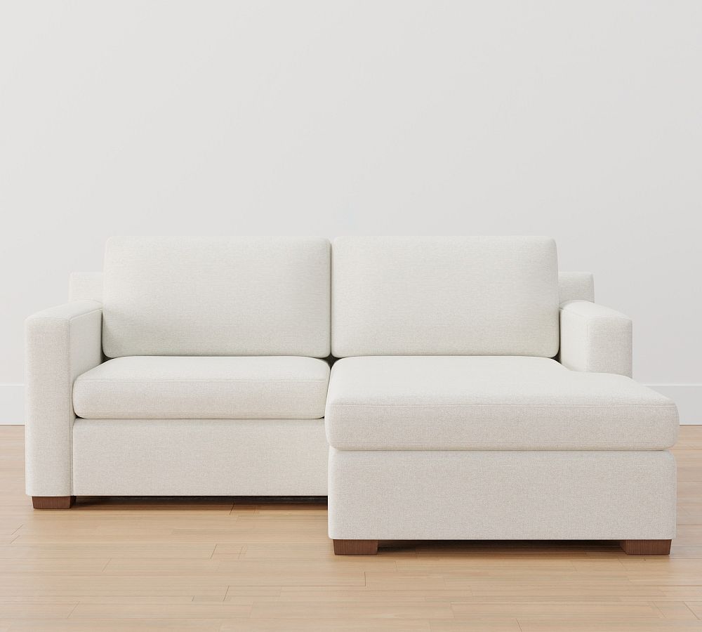 Shasta Square Arm Upholstered Sleeper Sofa with Reversible Storage ...