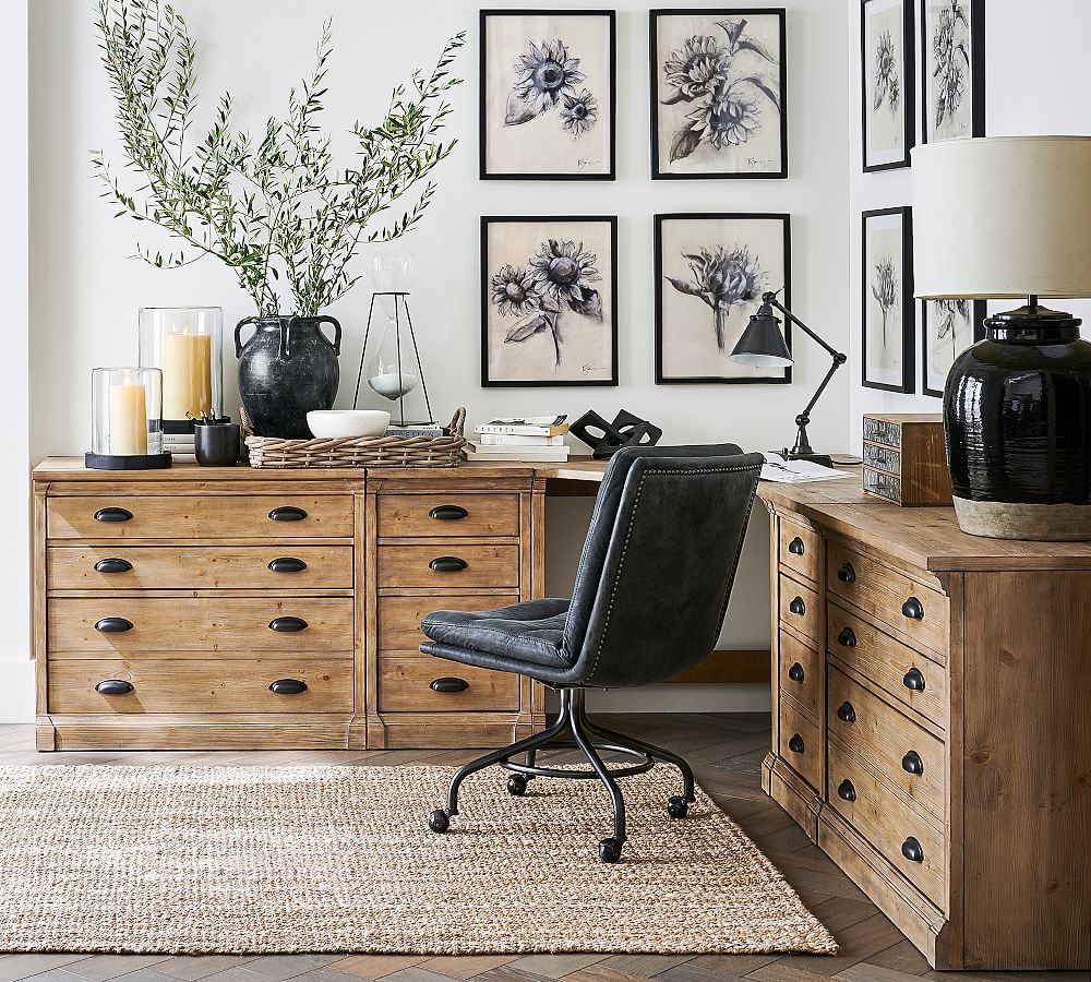 Miller Ceramic Table Lamp, Black | Pottery Barn