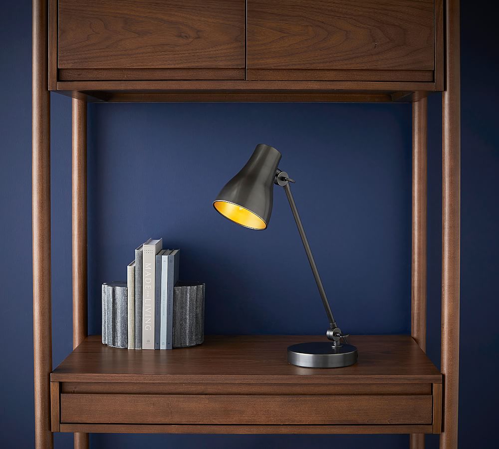 Fitz Adjustable Metal USB Task Table Lamp | Pottery Barn